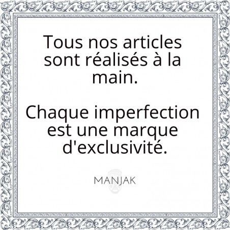 Housses de coussins "Manjak Collection" en lin et os de chameau